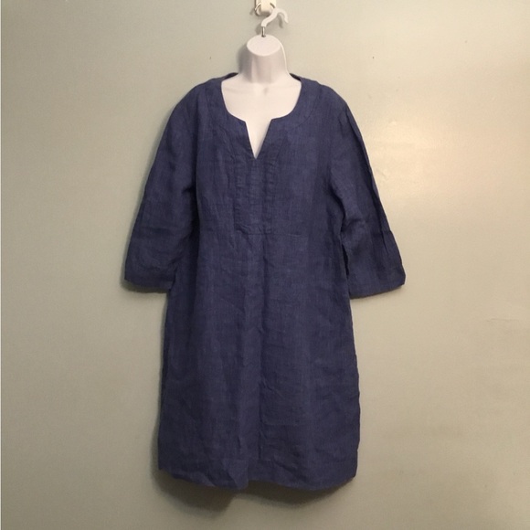 Boden | Dresses | Boden Navy Linen Garment | Poshmark